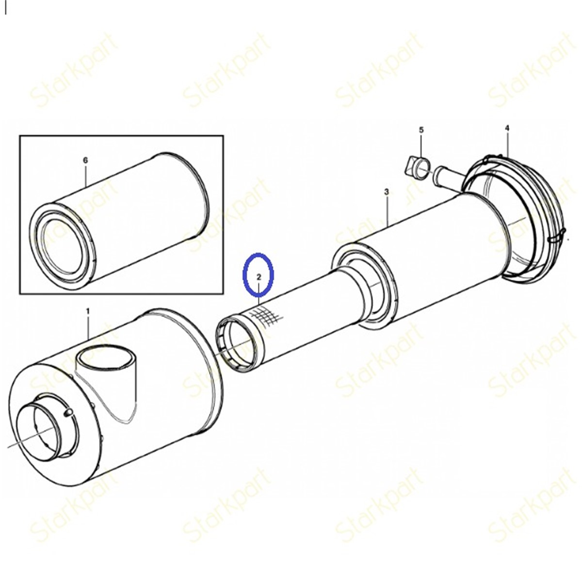 DONALDSON OEM VOLVO 11110023 OUTER AIR