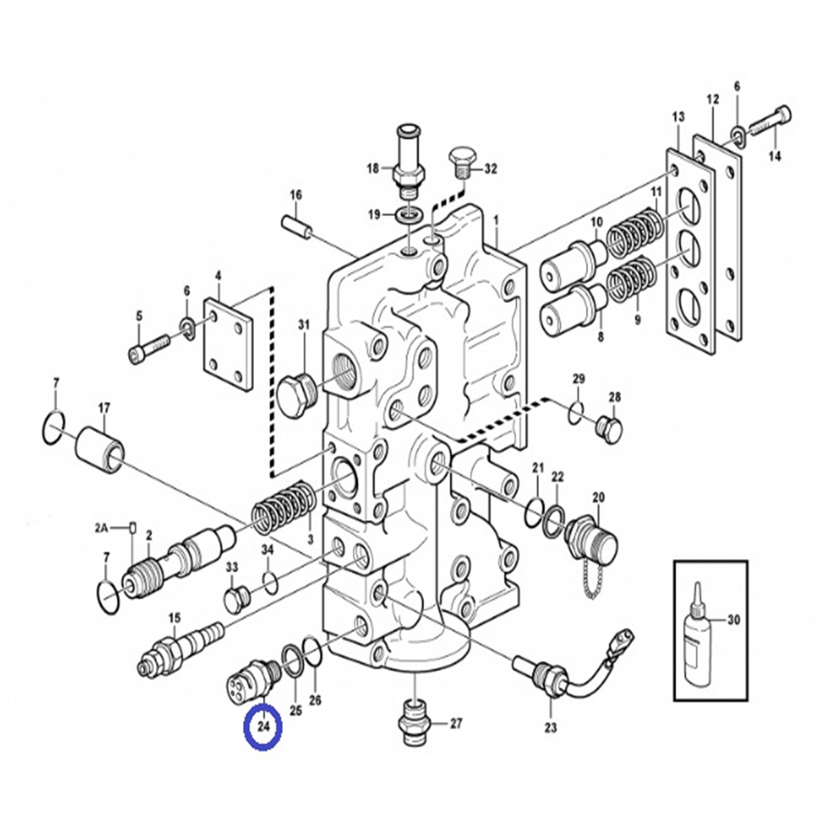 STK-EL9574 VOLVO LOADER PRESSURE SENSOR A/N 11039574