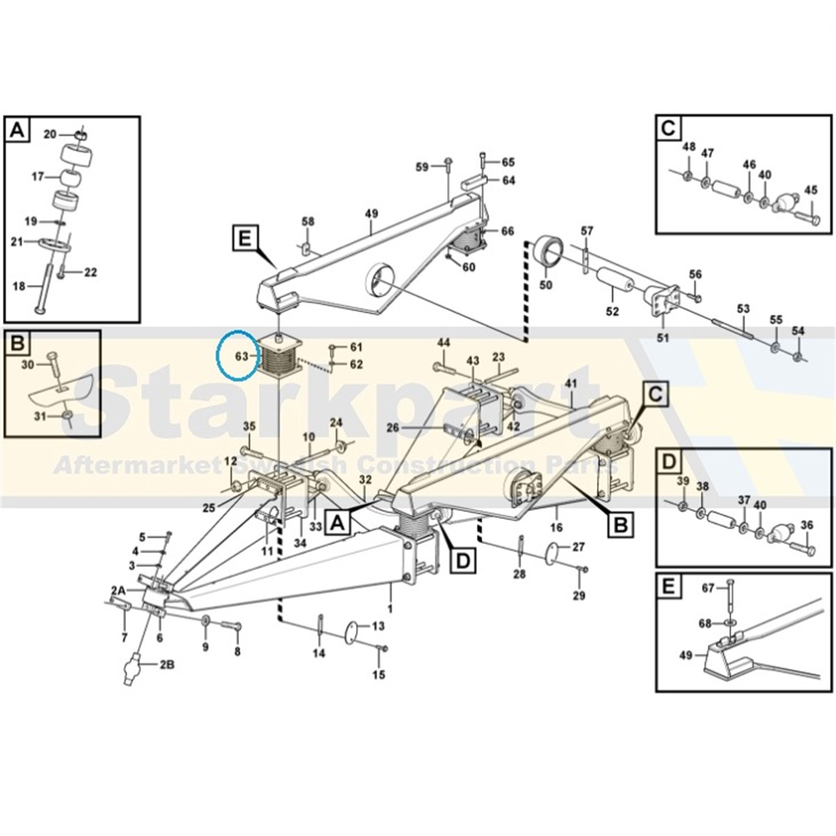 STK-FR5079 BOGIE DAMPER A/N 11195079