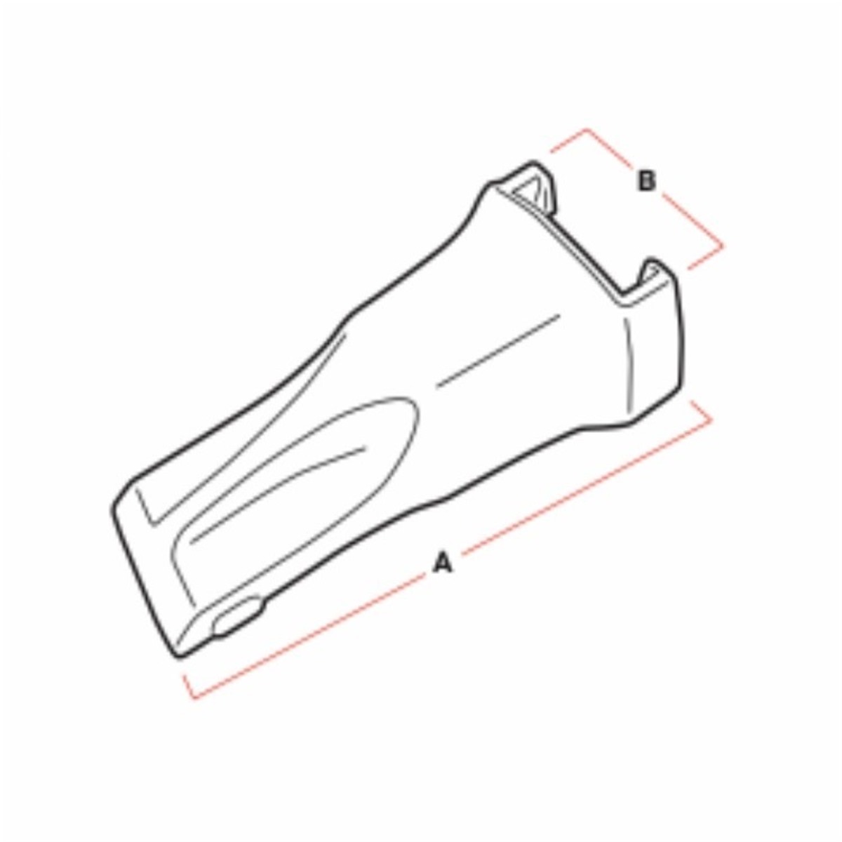 ESCO V61SD DEP PEN ROCK TOOTH V61