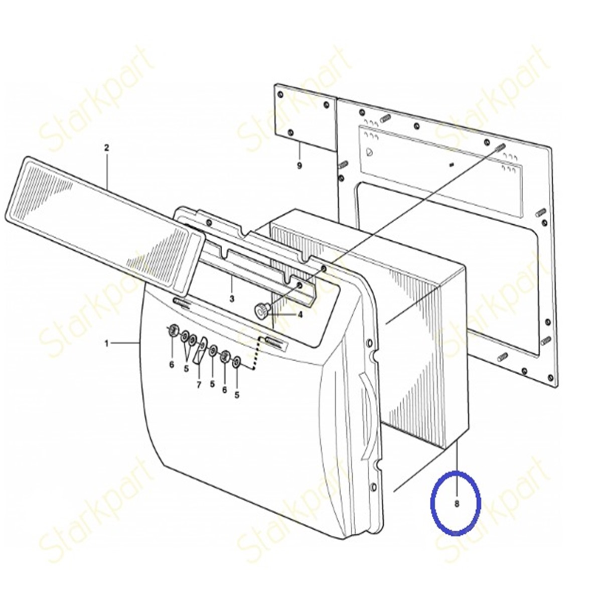 DONALDSON OEM VOLVO OEM 11703980 CABIN FILTER