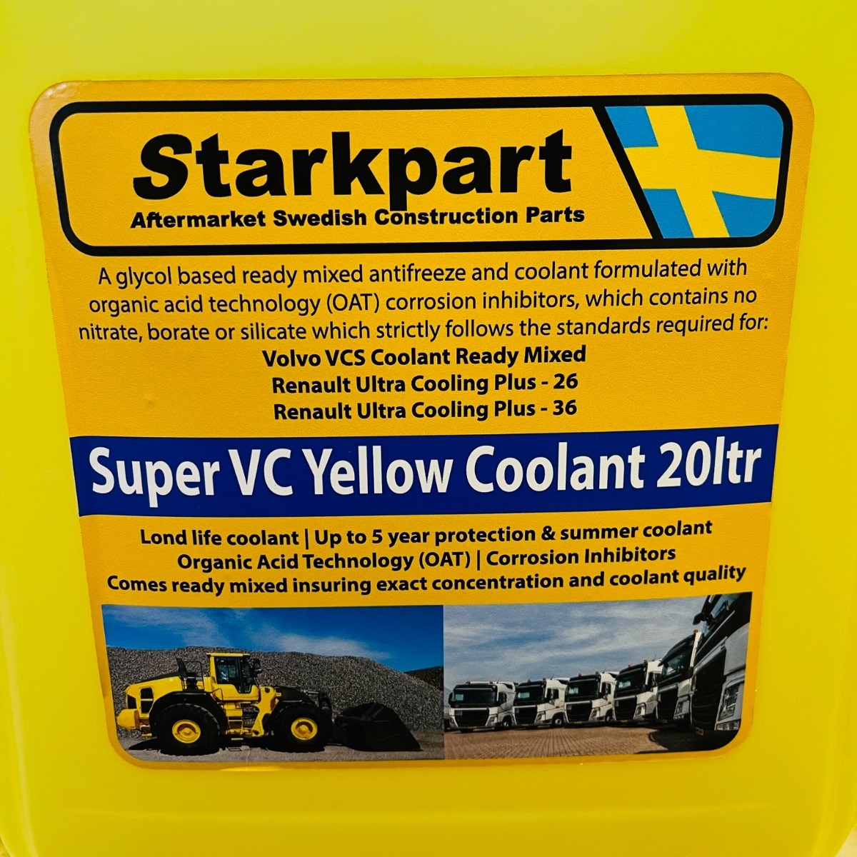 STARKPART LONGLIFE READY MIXED VOLVO VCS VR COOLANT 20 LITERS